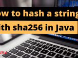 How To Hash A String With Sha256 In Java Stackhowto