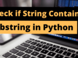 Python Check If String Contains Substring Stackhowto