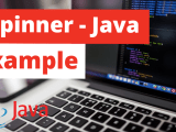 Jspinner Java Swing Example Stackhowto