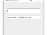 Jtextfield Java Swing Example Stackhowto