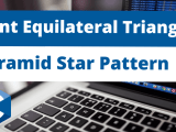C Program To Print Equilateral Triangle Pyramid Star Pattern Stackhowto
