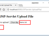 Code Ví Dụ Upload File Với Jsp Servlet Java Web Stackjava