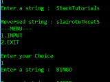 Reversing String Using Stack In C Stacktutorials