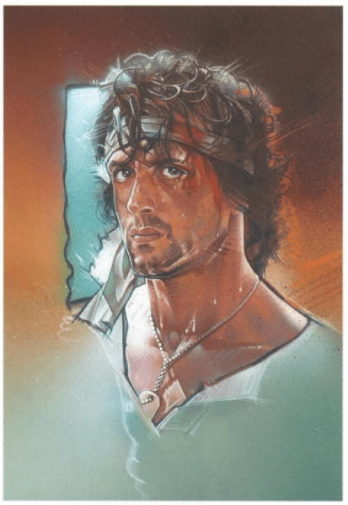 Drew Struzan’s Rare “First Blood” Painting! – Craig Zablo's StalloneZone