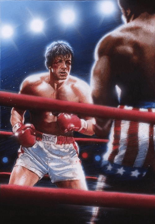 “Rocky” Painting by Ethan Pro! – Craig Zablo's StalloneZone