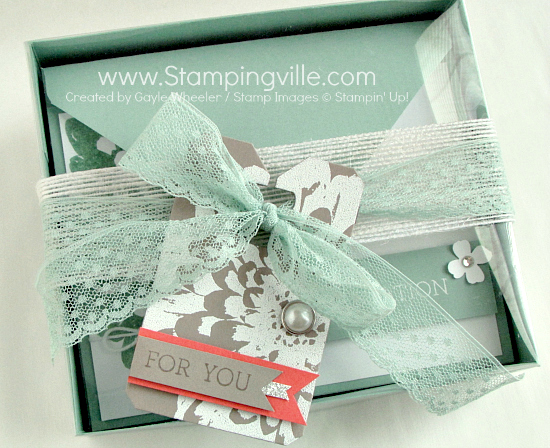 Project: Boxed Card Set – Stamping