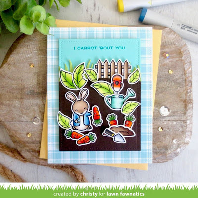 Peter Rabbit Inspired Card – Stamping