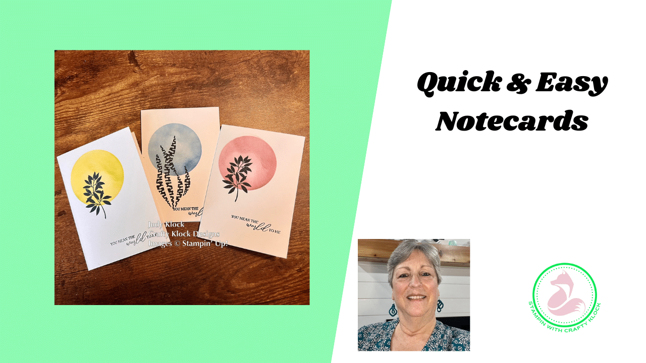 Quick & Easy Notecards with Color Pops They'll Love - Welcome to ...