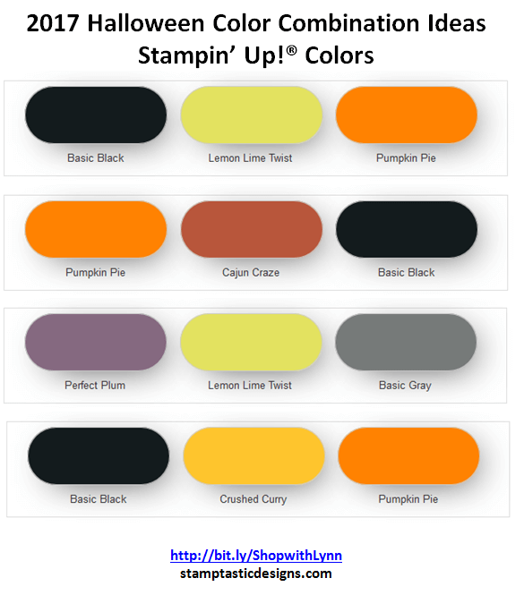 Fall-Themed Color Combinations - Lynn Dunn - Stamptastic Designs