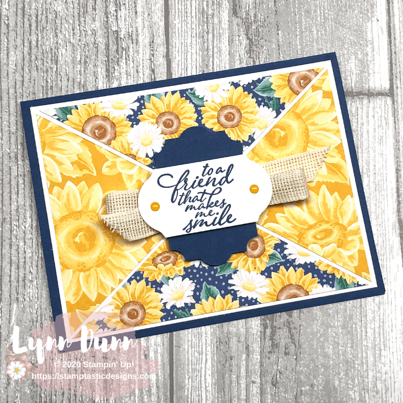 Triangle Card Making Layout - Flowers for Every Season - Lynn Dunn ...