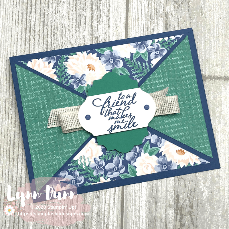 Triangle Card Making Layout - Flowers for Every Season - Lynn Dunn ...