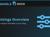 Standable Docs Settings Overview