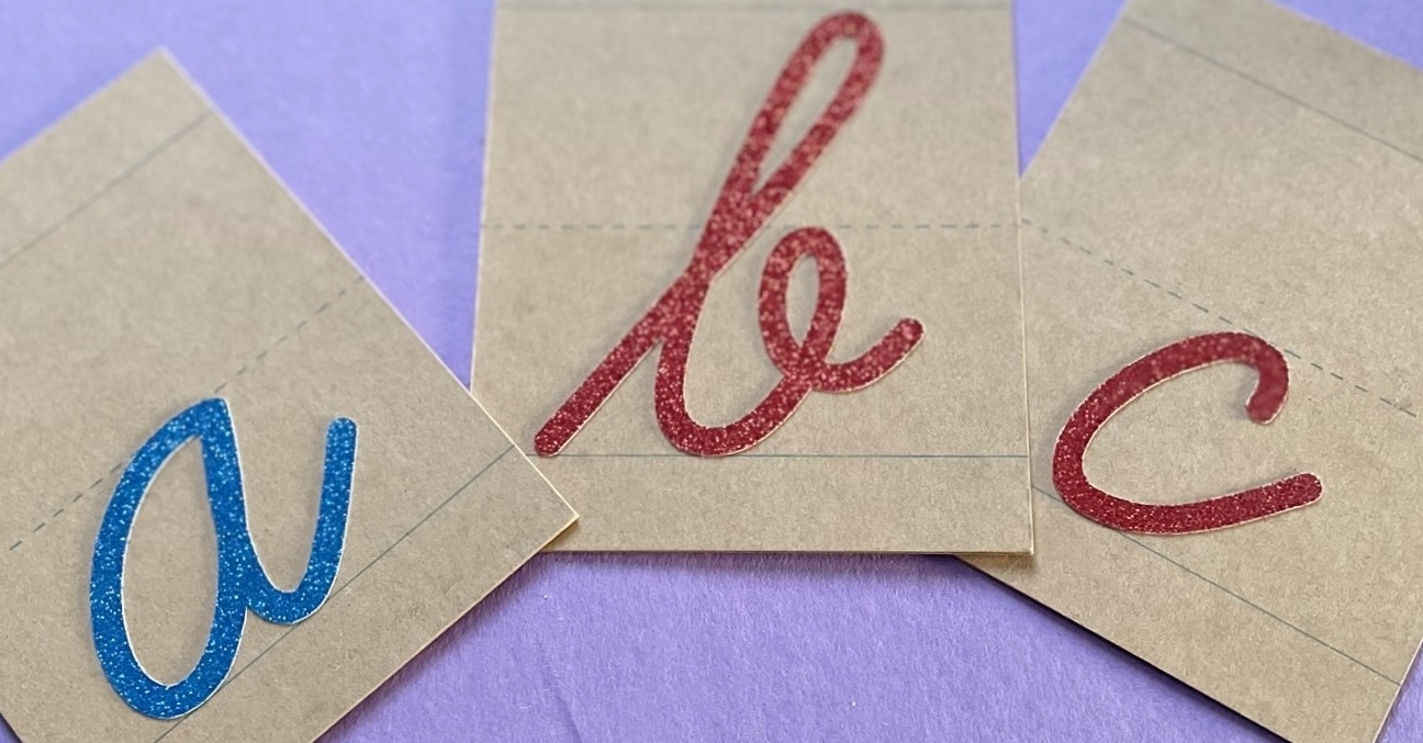 Make Your Own: Cricut Sandpaper Letters | Montessori Creations @ StarLitDay