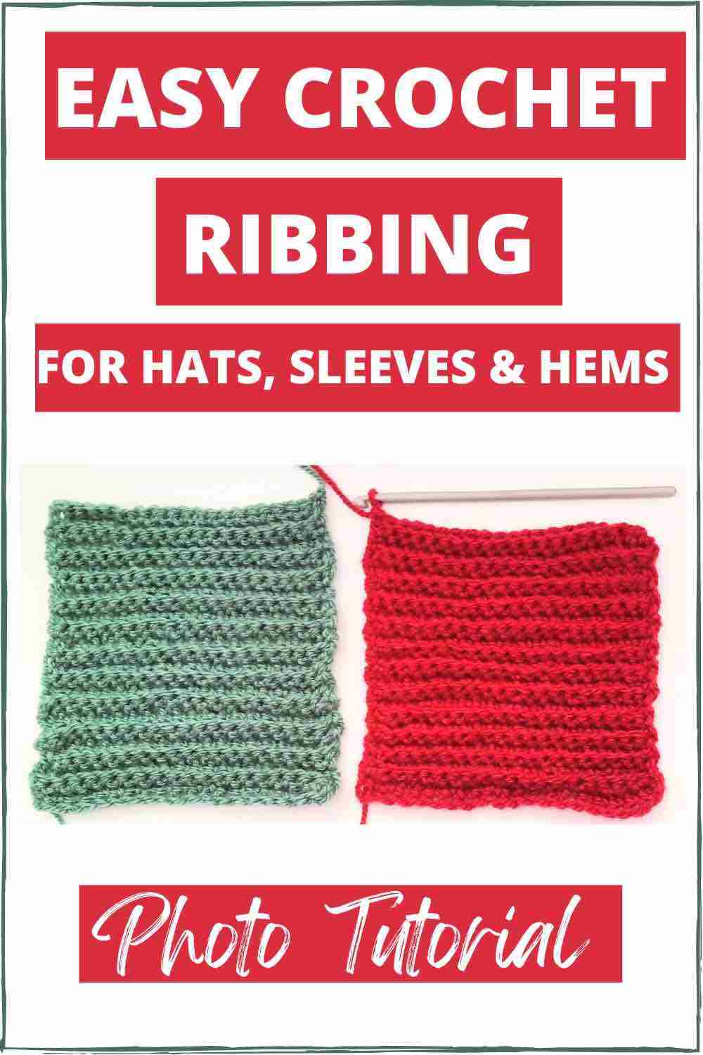 How To Crochet Easy Ribbing (For Hats, Cuffs or Cardigans) | Start Crochet