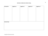 Collaborative Problem Solving Worksheet In Word And Pdf Formats