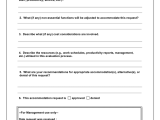 Accommodation Request Form In Word And Pdf Formats Page 2 Of 2
