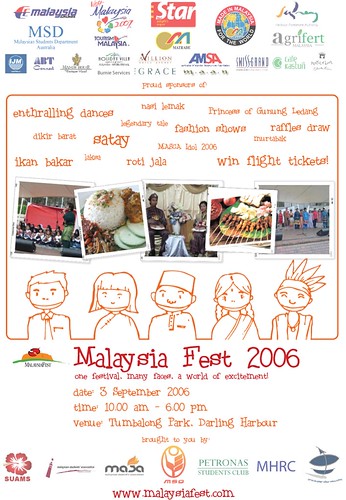Malaysia Fest 2009 Poster Revealed! Evolution of MFest Posters | Coffee ...