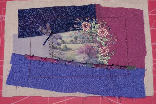 Crazy Quilted Postcards Tutorial | Calidore