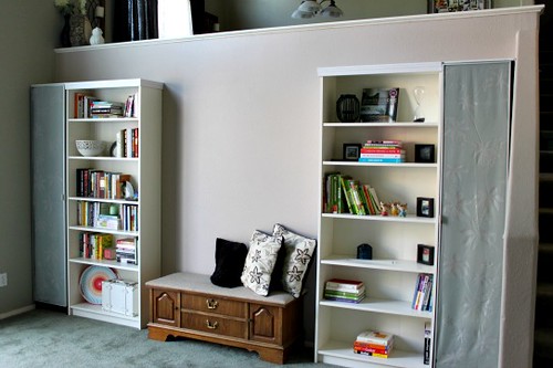 DIY Foyer Bookcase Toppers | Changing My Destiny