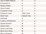 Feature Comparison Pgsharp