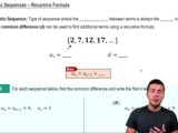 Arithmetic Sequences Recursive Formula Channels For Pearson