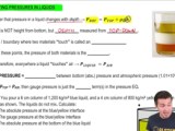 Introduction To Pressure Fluids Physics Practice Problems Study