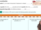 Percentiles Quartiles Guided Videos Practice Study Materials