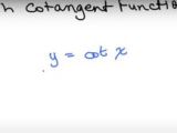 Graph Cotangent Function 1 Channels For Pearson