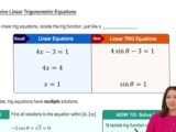 How To Solve Linear Trigonometric Equations Channels For Pearson