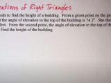 Applications Of Right Triangles Channels For Pearson