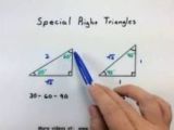 Trigonometric Functions For Special Angles 30 45 And 60 Degree
