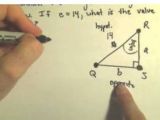 Trigonometric Functions To Find Unknown Sides Of Right Triangles