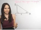 Trigonometry Solving Right Triangles How Channels For Pearson