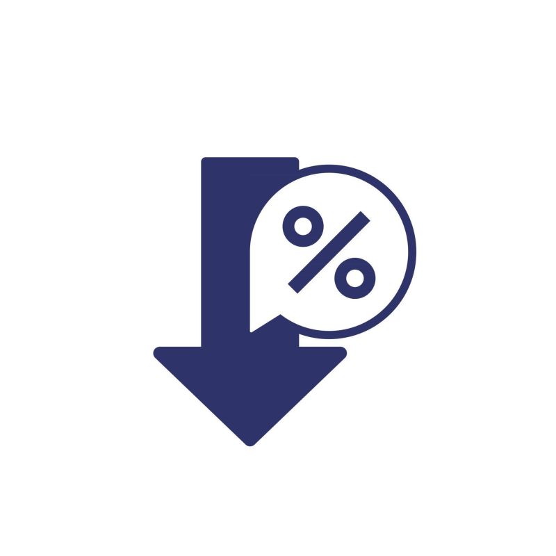 Profit Decrease Reduction Icon Vector 4509253 Vector Art At Vecteezy - Premium Minimal Image Gallery - High Resolution