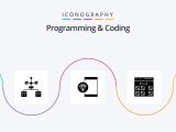 Programming And Coding Glyph 5 Icon Pack Including Develop App