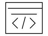 Programmer Developer Coding Code Button Icon Outline 23642304 Vector