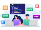 Web Developer Wiring Code Or Program Using Laptop Computer Programming