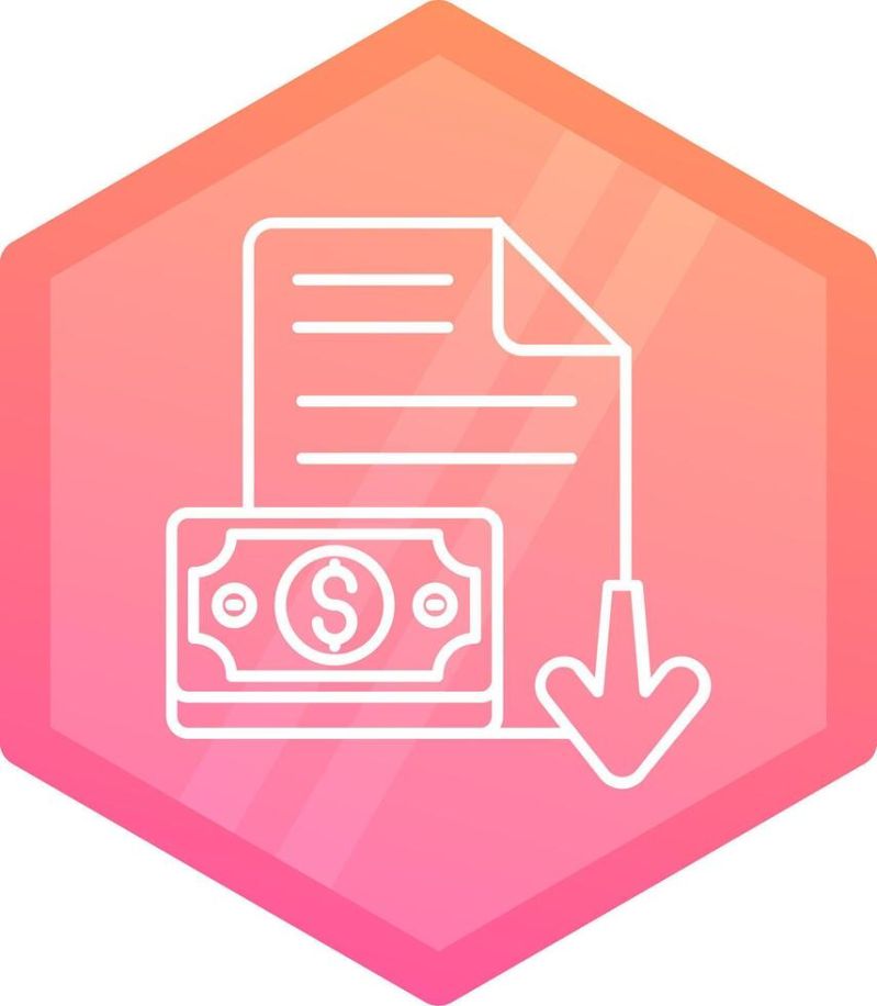 Decrease Gradient Polygon Icon 38181668 Vector Art At Vecteezy - Light Backgrounds - Ultra HD Ultra HD Collection