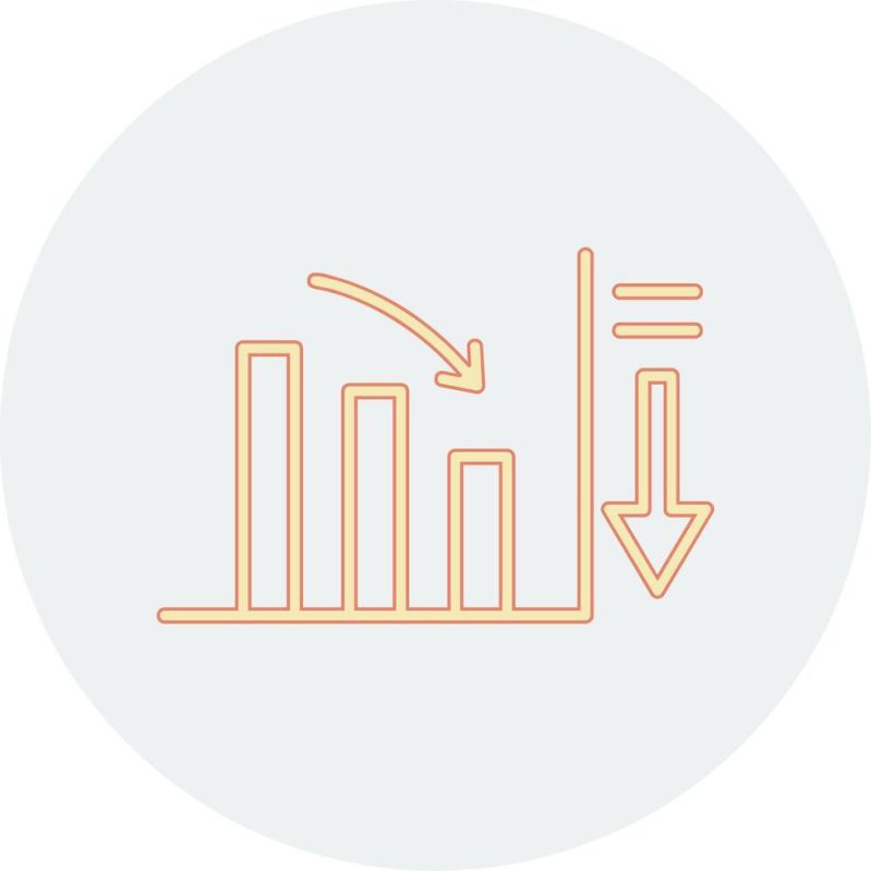 Decrease Vector Icon 41353502 Vector Art At Vecteezy - Desktop Minimal Illustrations for Desktop