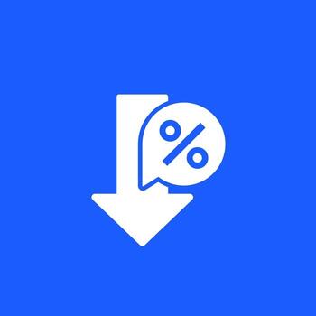 Profit Decrease Reduction Icon Vector 4509253 Vector Art At Vecteezy - Professional Landscape Background - Desktop