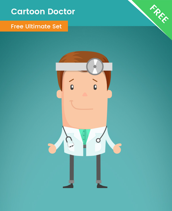 Doctor Cartoon Image - Vector Characters