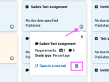 Archiving Restoring And Deleting Assignments In A Course Voicethread