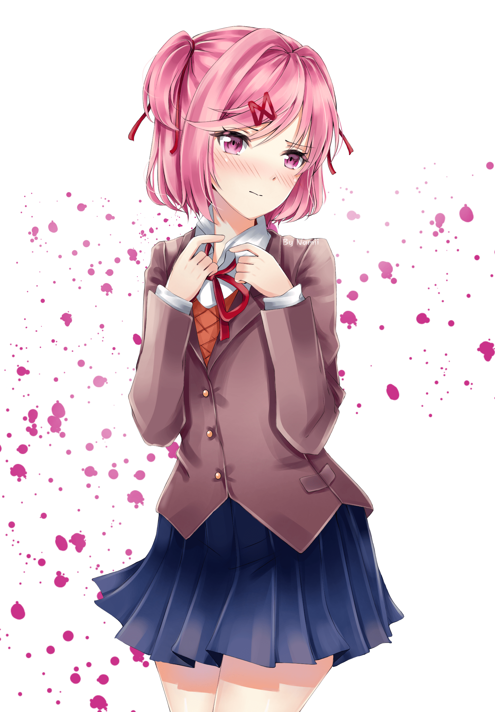 View 17 Natsuki Ddlc Wallpaper Phone - bitcoiwasuts