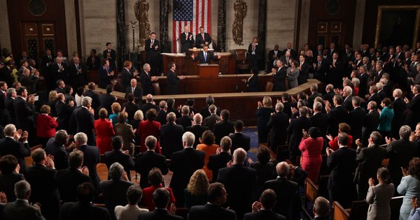 Despite Talk Of Taming Partisanship A Show Of It For President S
