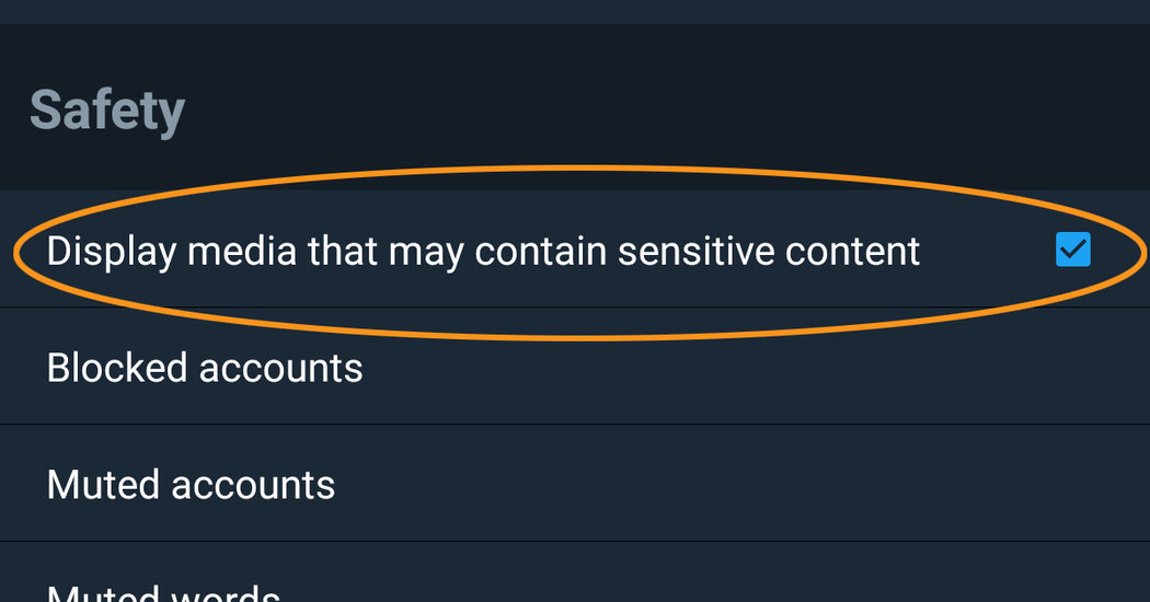Adjusting Twitter S Sensitivities The New York Times