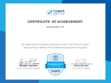 Certificate Codehs