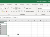How To Use The Replace Function In Excel
