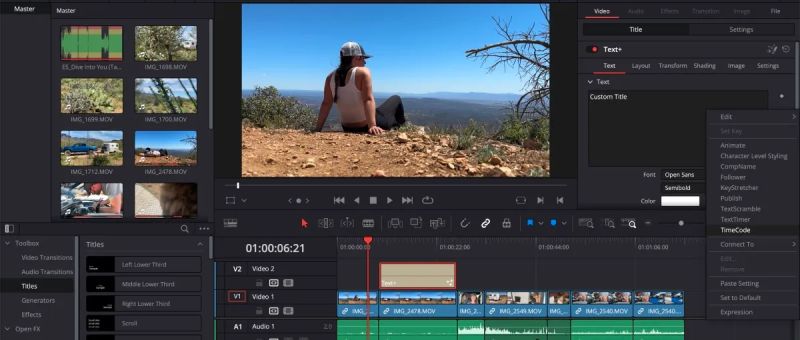 Timer Countdown Erstellen In Davinci Resolve 19 Tutorial Deutsch - Professional Minimal Picture - Mobile