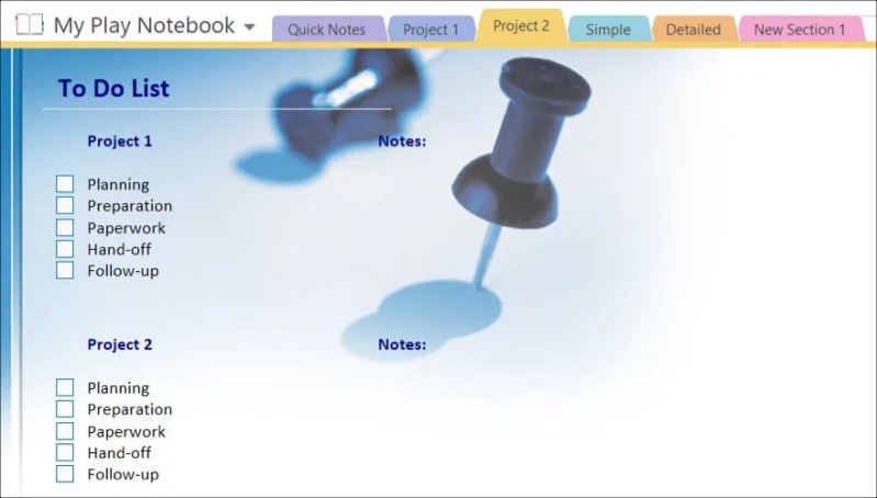 Cómo utilizar las plantillas de OneNote para la gestión de proyectos ...