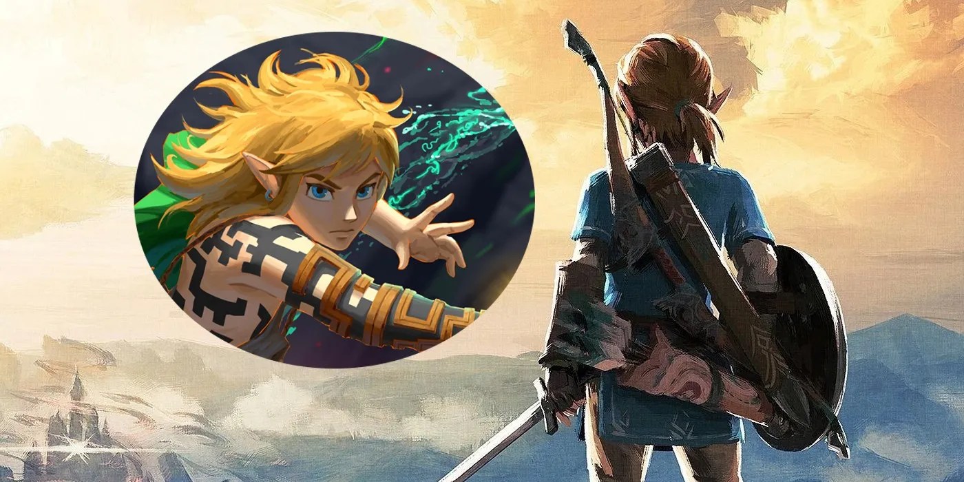 BOTW 2's Link Unleashes Full Triforce Power In Beautiful Fan Art ...